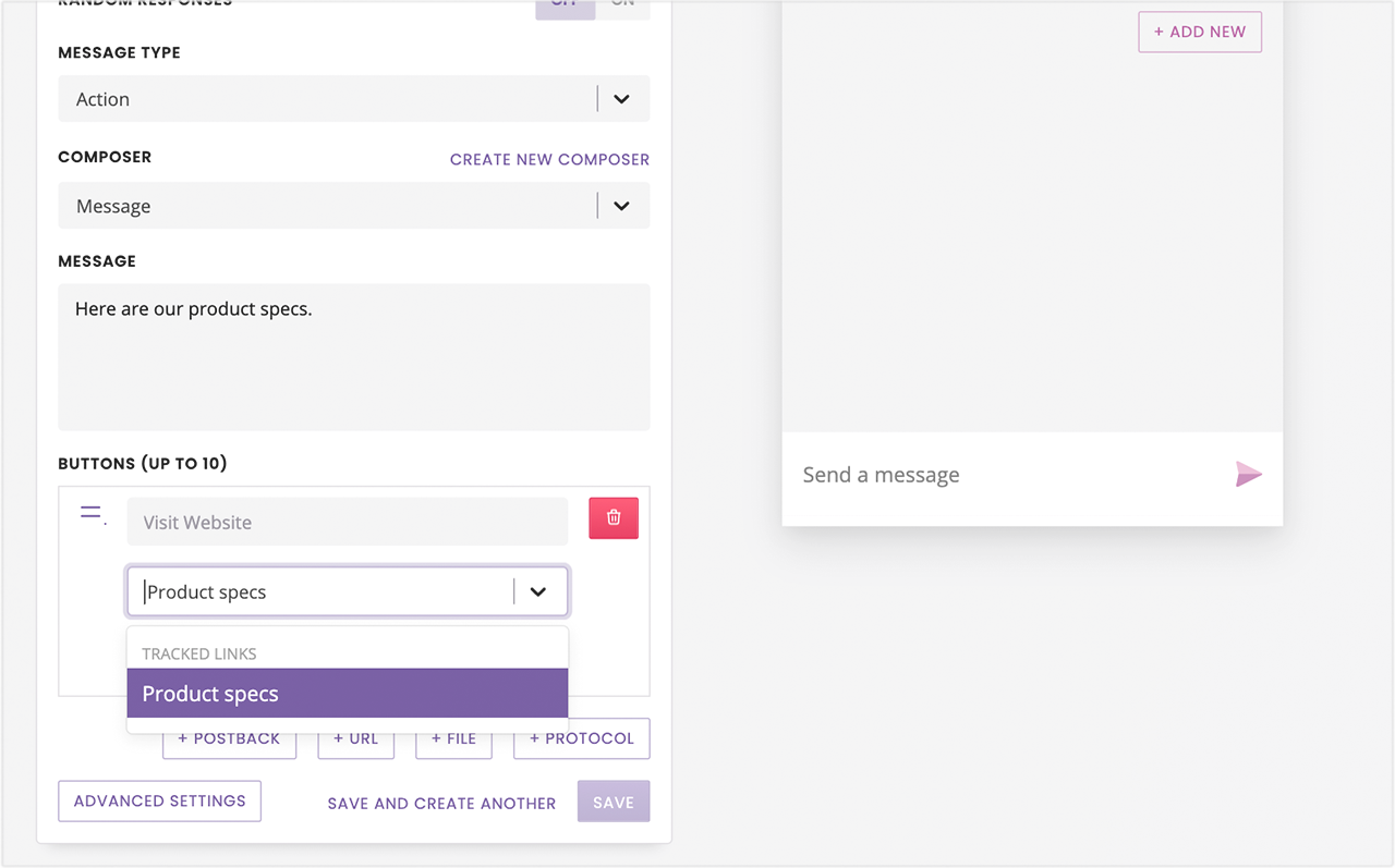 Create trackable links