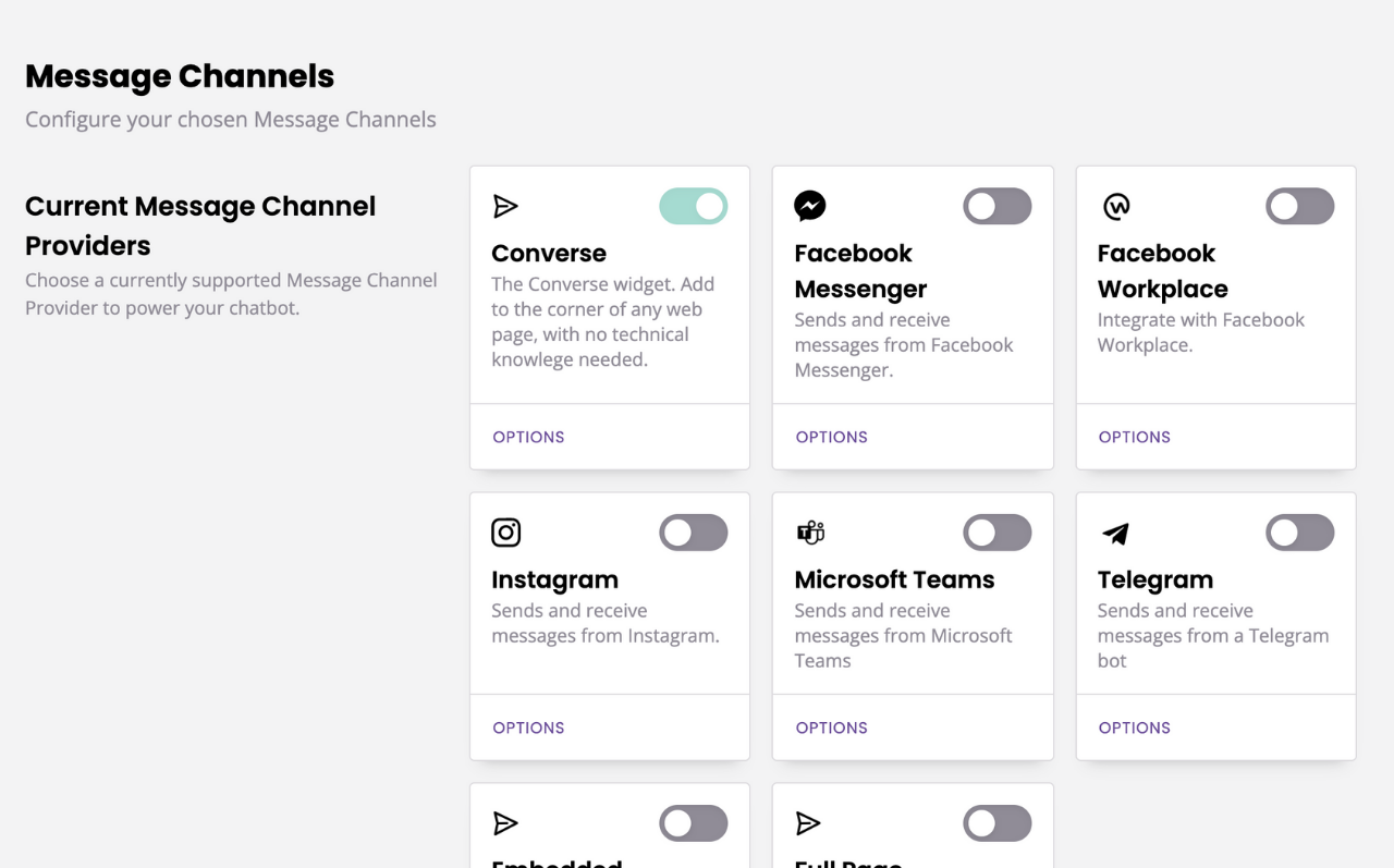 Add an embedded chatbot to your website