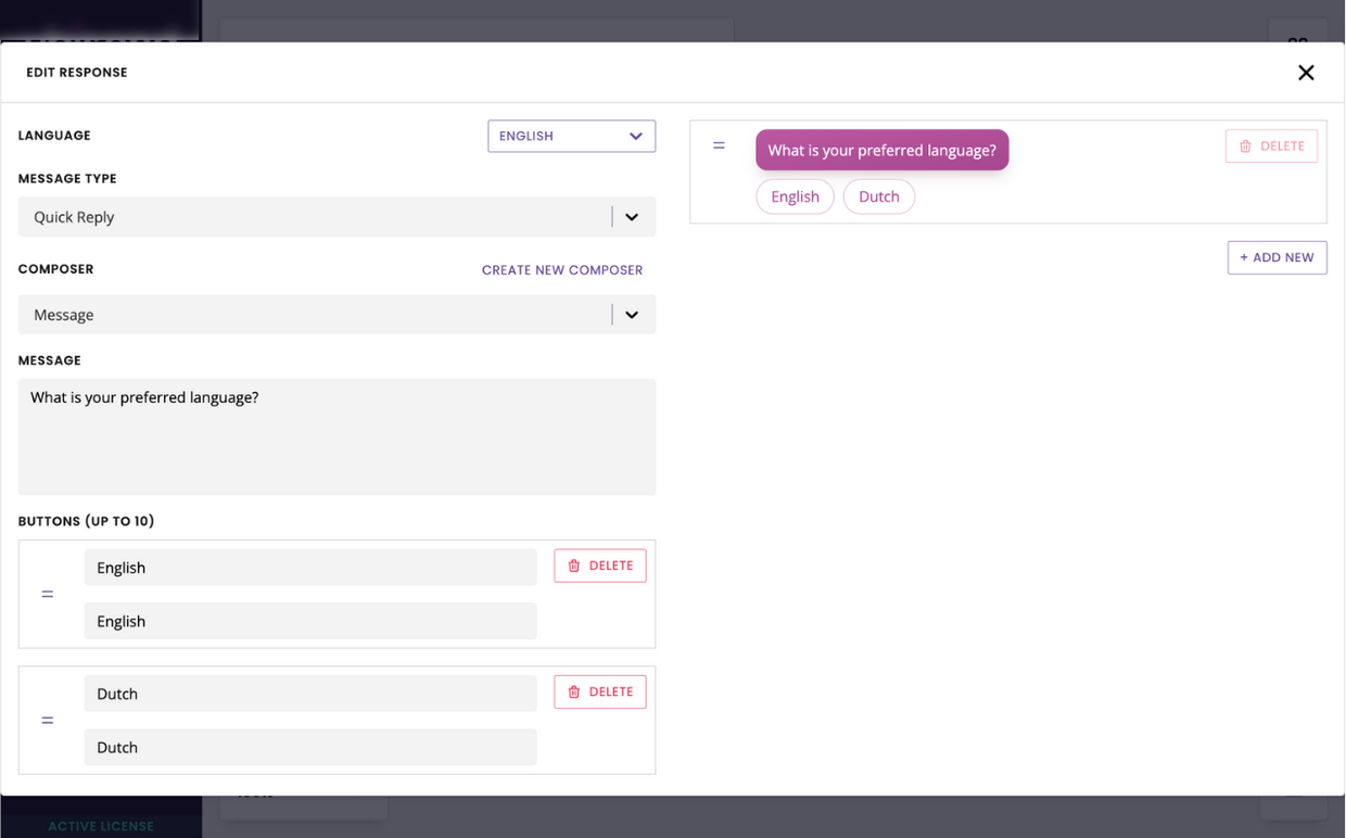 Create a multi-lingual chatbot