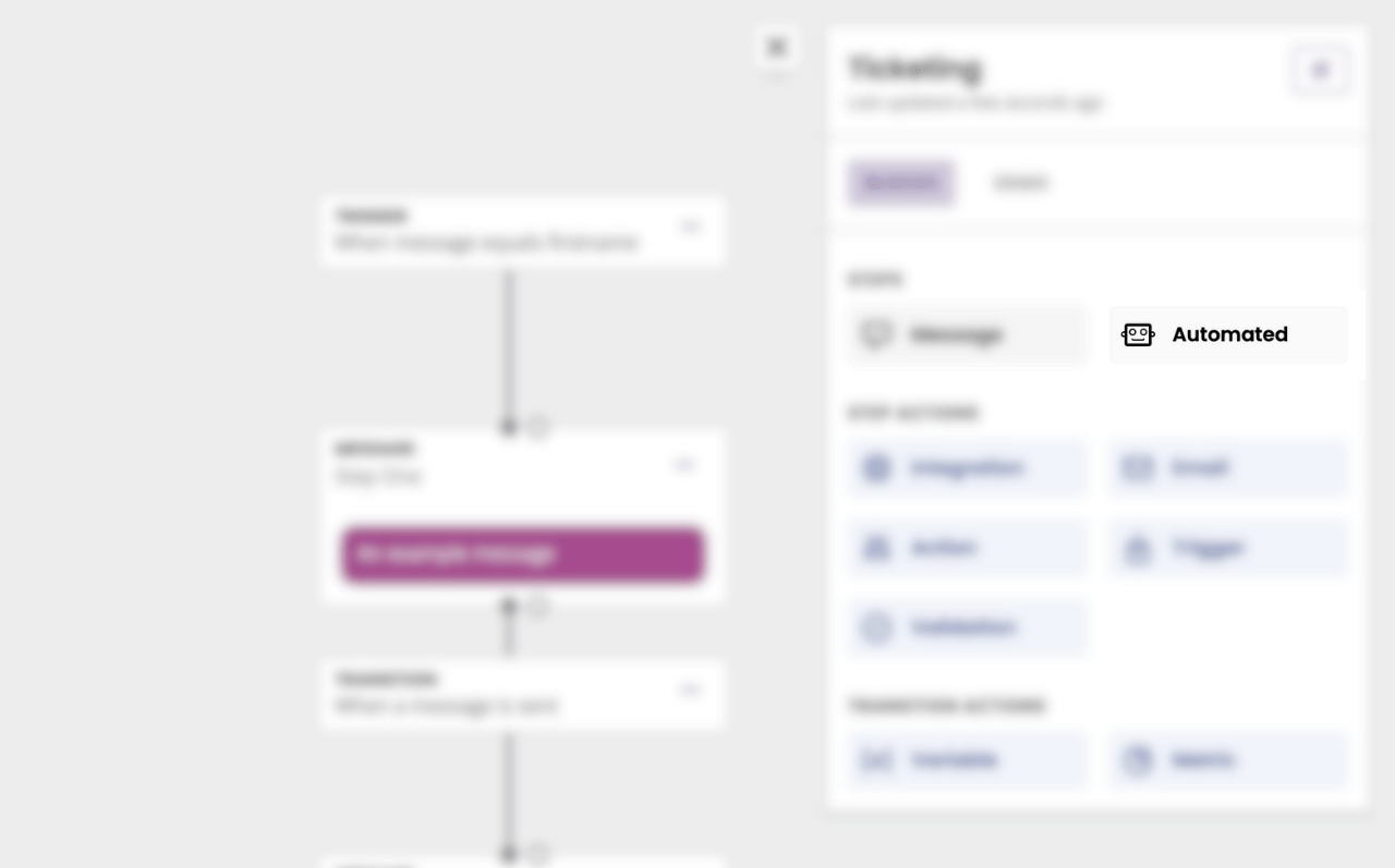 How to create an automated workflow without a single message