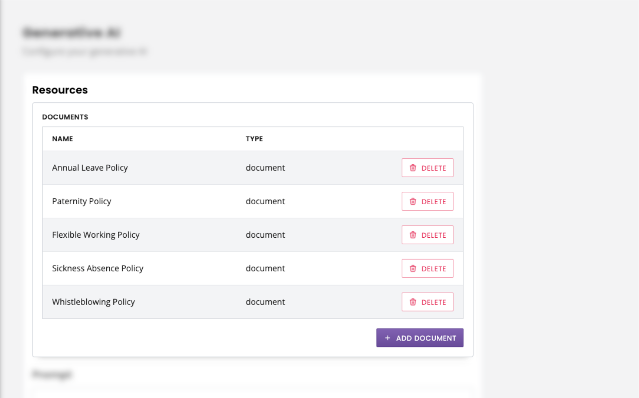 Create a generative AI chatbot